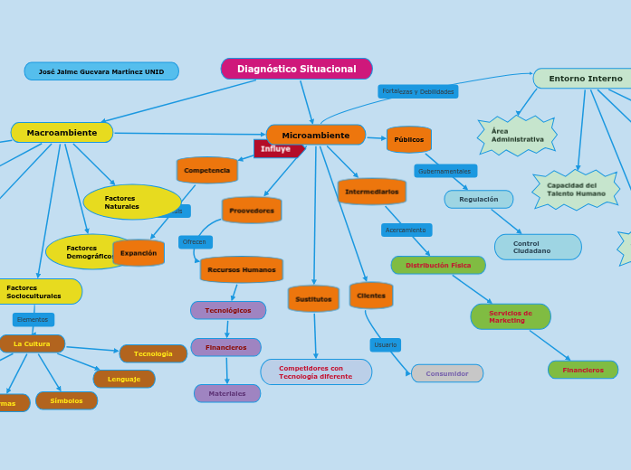 Diagnóstico Situacional - Mind Map